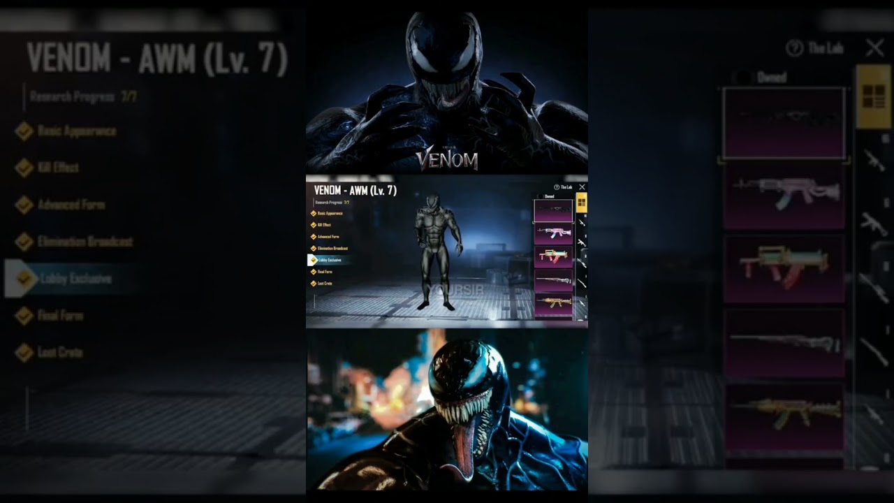 Pubg New venom AWM skin coming | Pubg Venom mode coming | Pubg New X ...