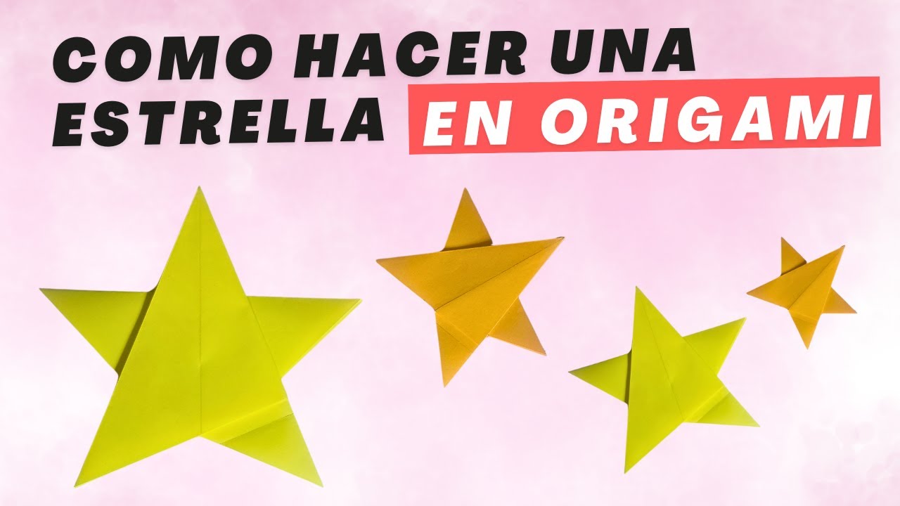 Estrella en Origami Tutorial Paso a Paso - YouTube