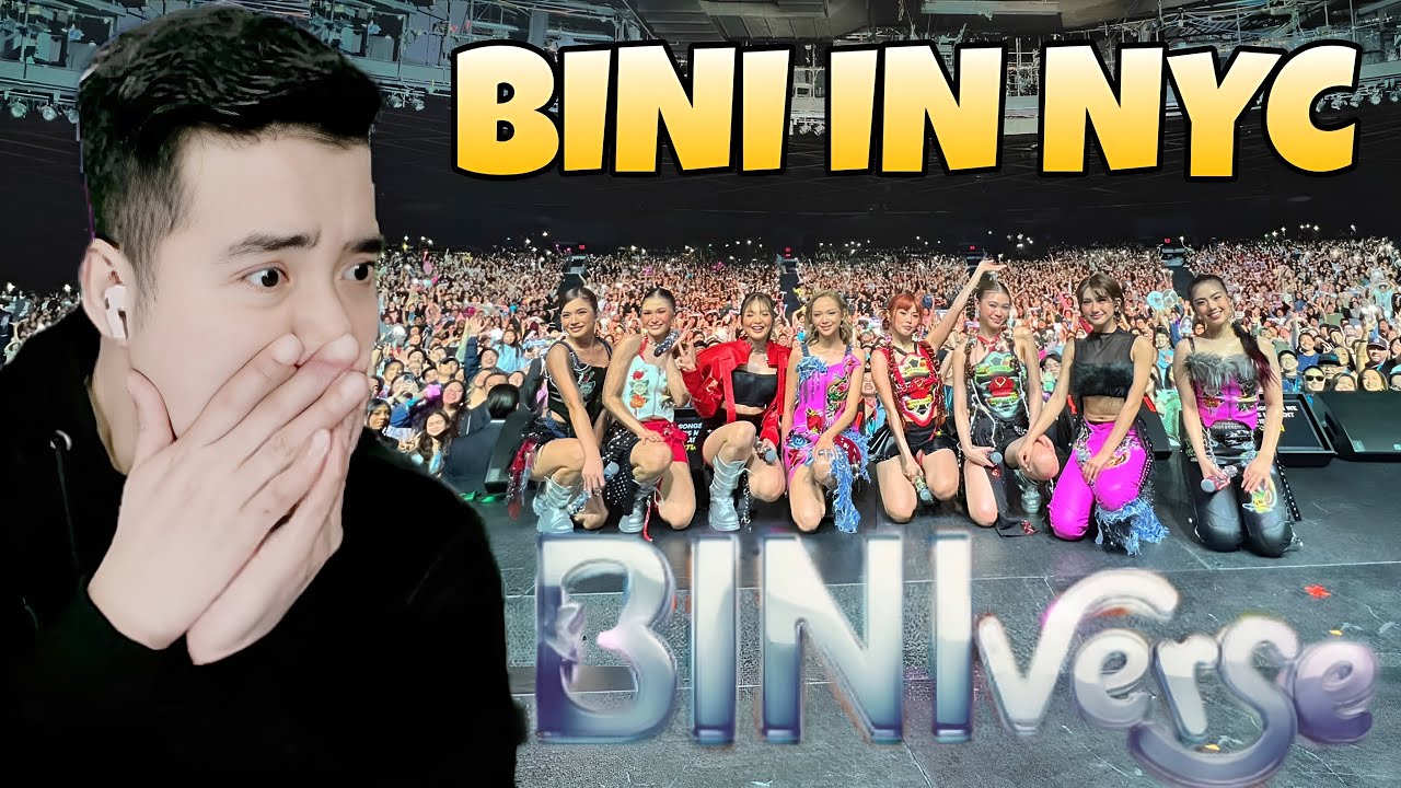 Bini Performance in New York | World Tour Biniverse | REACTION - YouTube