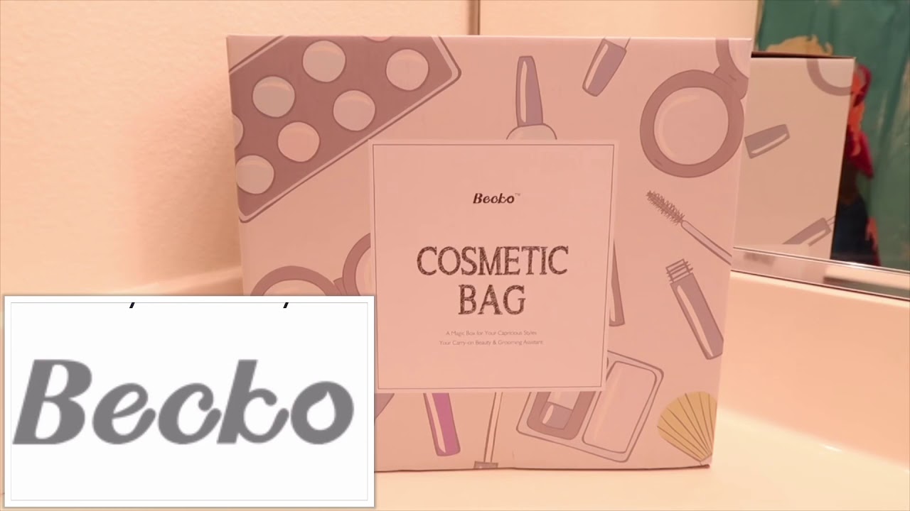 Becko Cosmetic Bag Review - YouTube