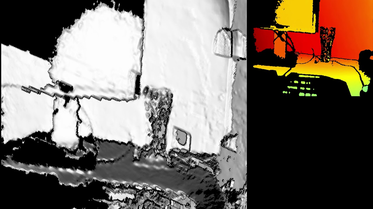 InfiniTAM Demo Using Intel RealSense SR300 - YouTube