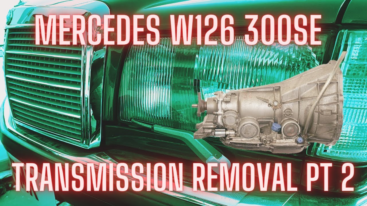 W126 Transmission Removal Pt2 (Propshaft Removal) - YouTube