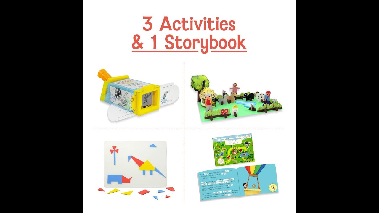 The Storyteller Activity Box for 4+ Year-olds (Contains 3 Activities ...
