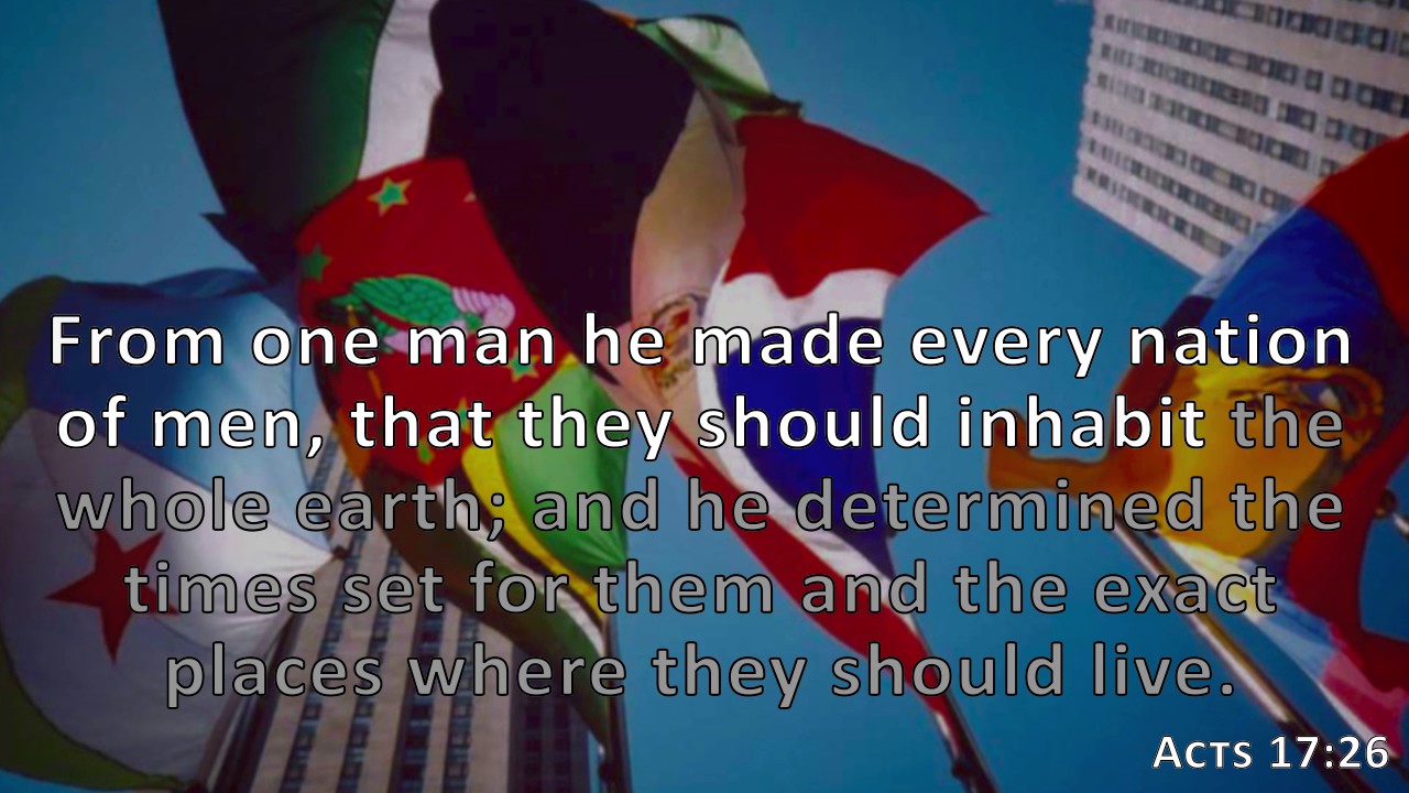 Acts 17:26, Holy Bible, NIV - YouTube