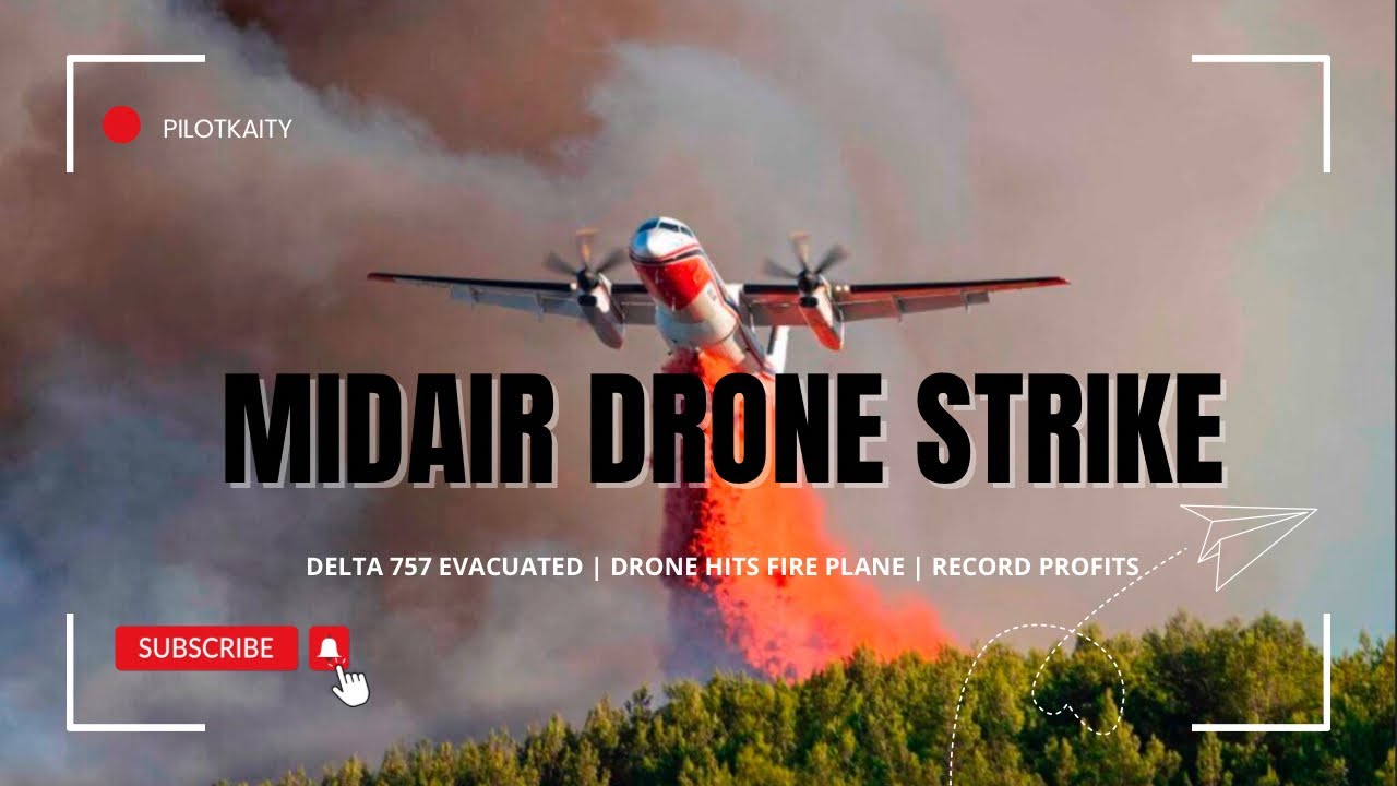 Drone Hits Firefighting Plane! - YouTube
