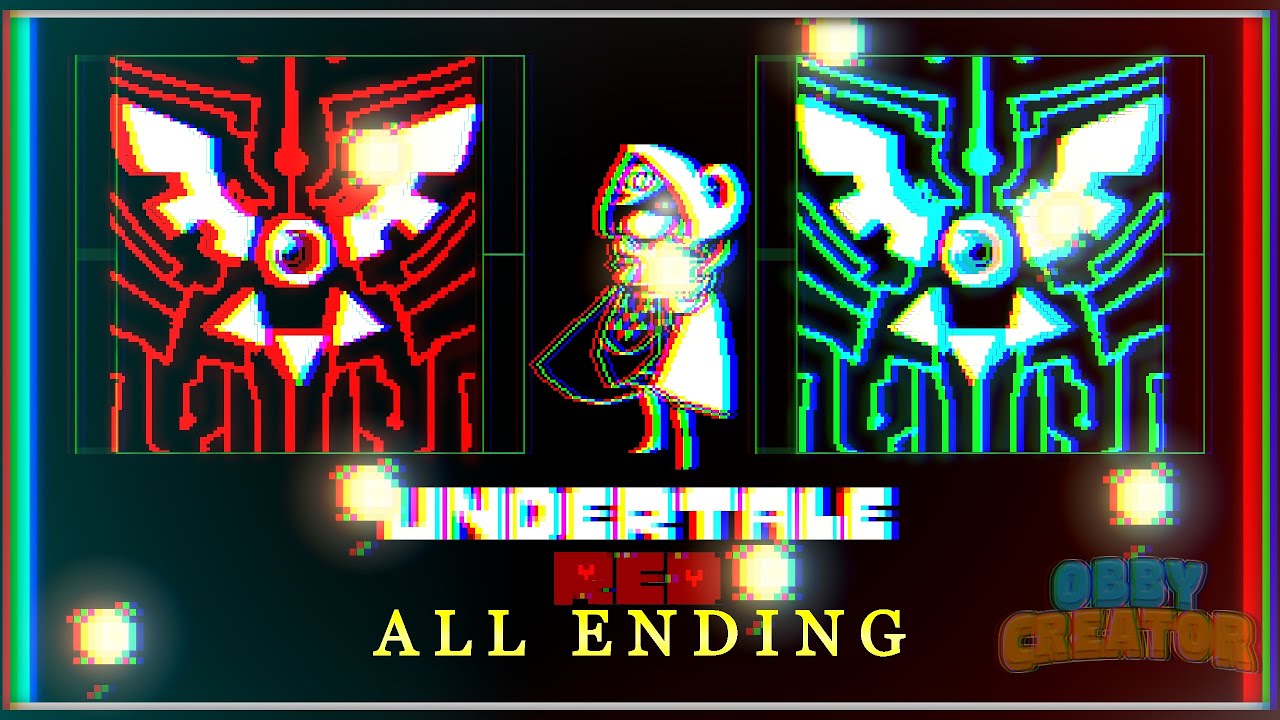 Roblox Undertale Red Full Fight | all Ending (Obby Creator) - YouTube