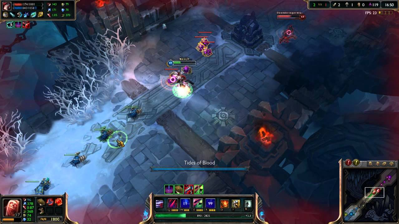 League of Legends 1v1 Vladimir vs ap-Miss Fortune - YouTube