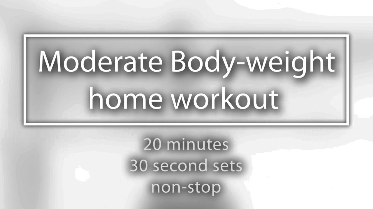 Light-Moderate Full Body Home Workout w/ Stretches - YouTube