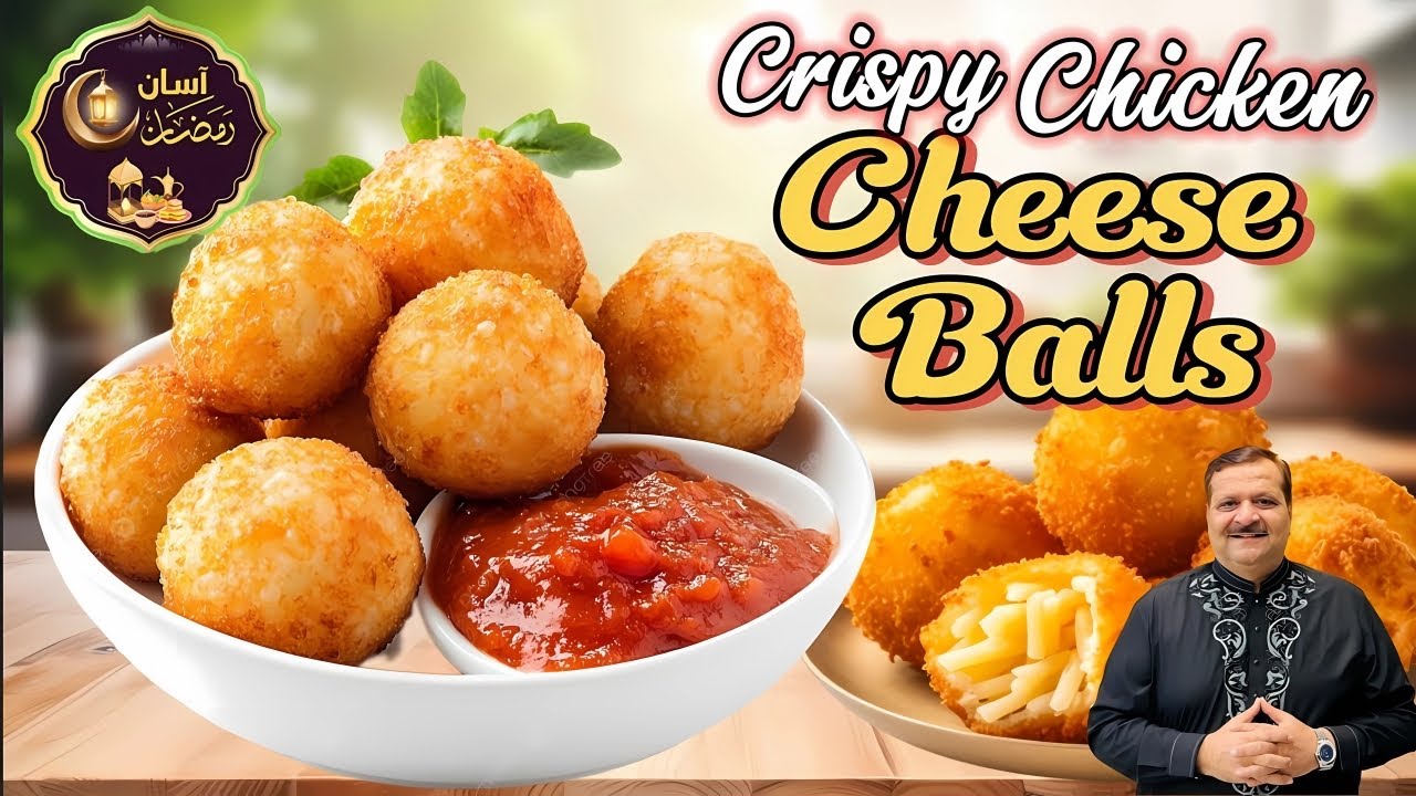 CHICKEN CHEESE BALL | CRISPY CHICKEN CHEESE BALL | CRISPY & Cheesy ...