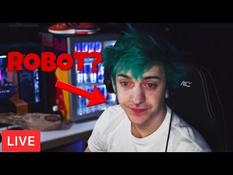 NINJA HAD *RED* EYES ON STREAM (ROBOT?) - YouTube
