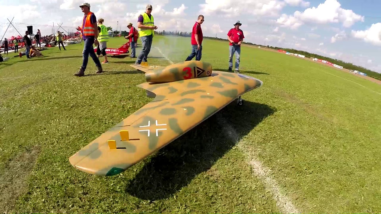 Jet Gotha P 60 RC Turbine ~ Rheidt Niederkassel 08 2017 NEU !!! - YouTube