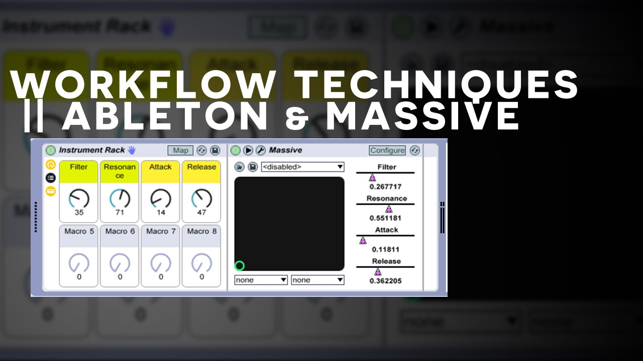 Ableton + Massive Tutorial | How to Save Time via Workflow - YouTube