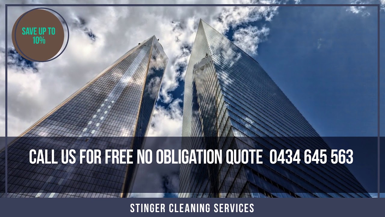 Stinger Cleaning Services Commercial Cleaning - YouTube