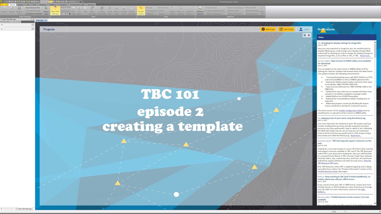 TBC 101 Episode 2 creating a template - YouTube