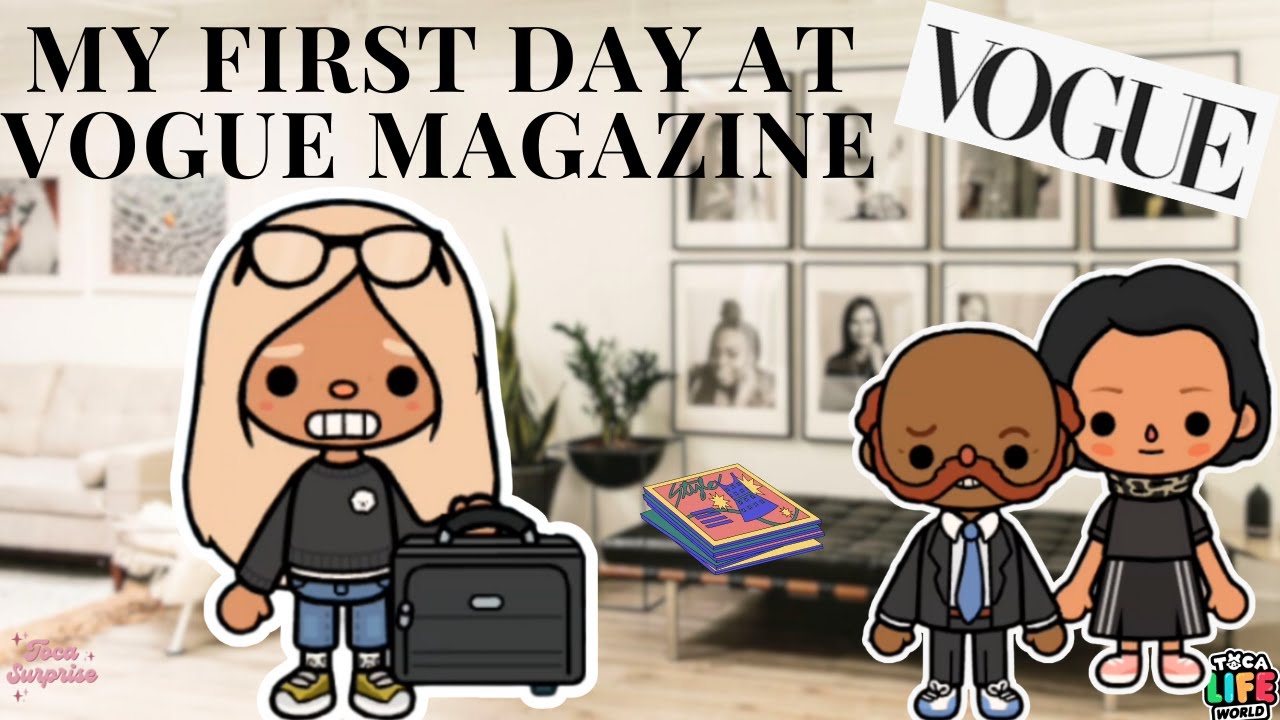WORKING AT VOGUE! 💄📚👄 | *voiced* 🔊| TOCABOCA Roleplay | Toca Life World ...