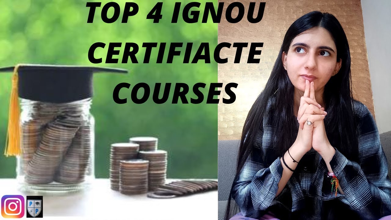 4 Best course from IGNOU# Certificate courses from IGNOU University ...
