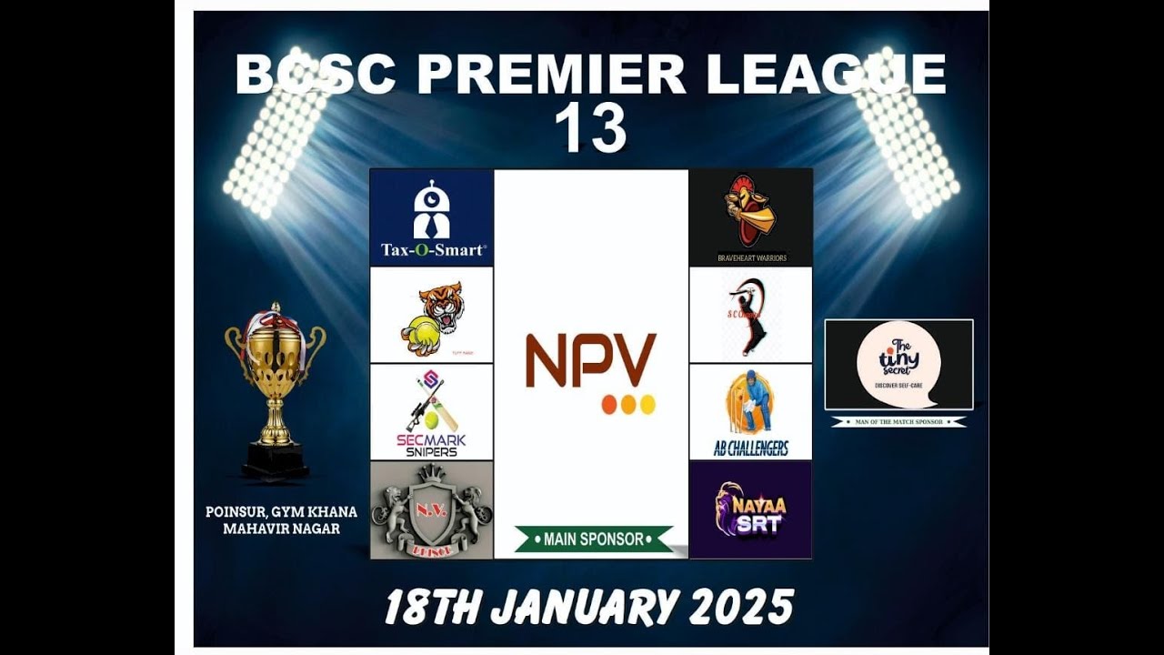 BCSC Premier League || Pitch 1 - YouTube