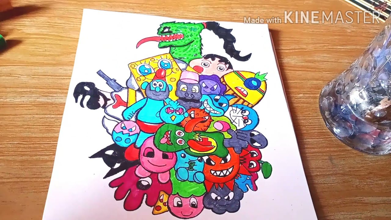 How To Doodle Step By Step | I Epic Doodle Art Work - YouTube