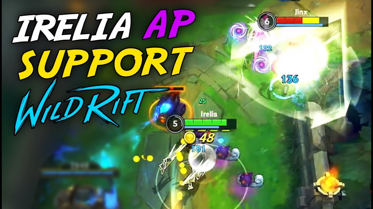 IRELIA AP SUPPORT TE SORPRENDERÁ EN WILD RIFT!! - YouTube