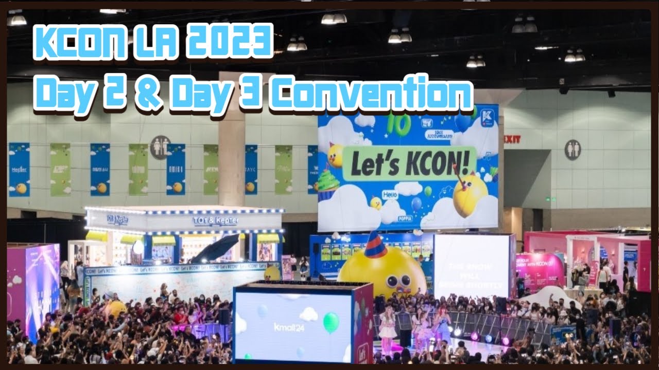 [덕질로그] KCON LA 2023 Convention Day 2 & Day 3 / Red Carpet - YouTube