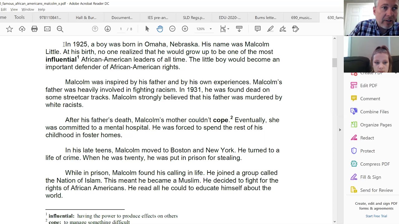 Repeated Reading on Zoom - YouTube