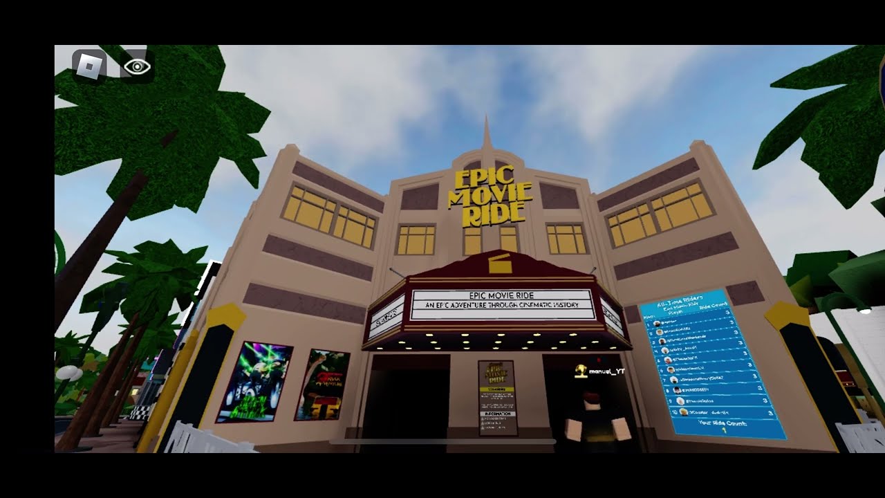 NEW Epic Movie Ride At Universal Studios Roblox - YouTube