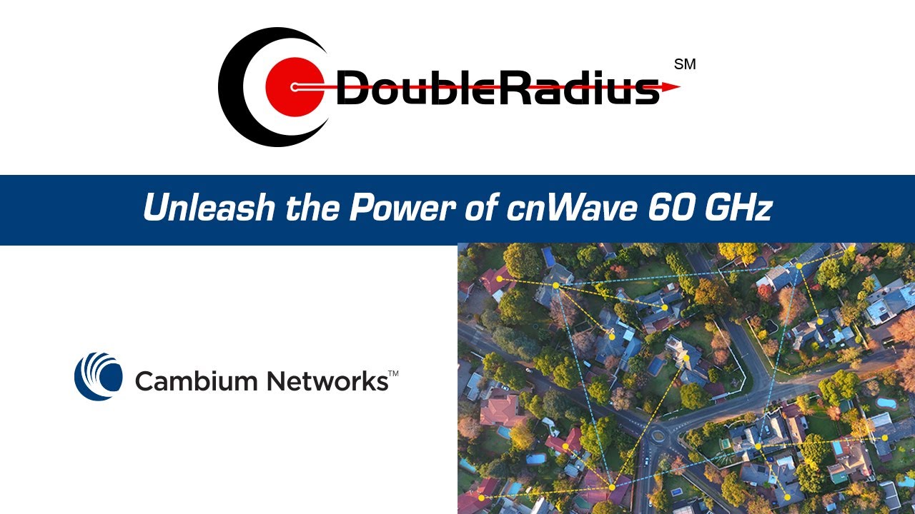Unleash the Power of cnWave 60 GHz Webinar with Cambium Networks - YouTube