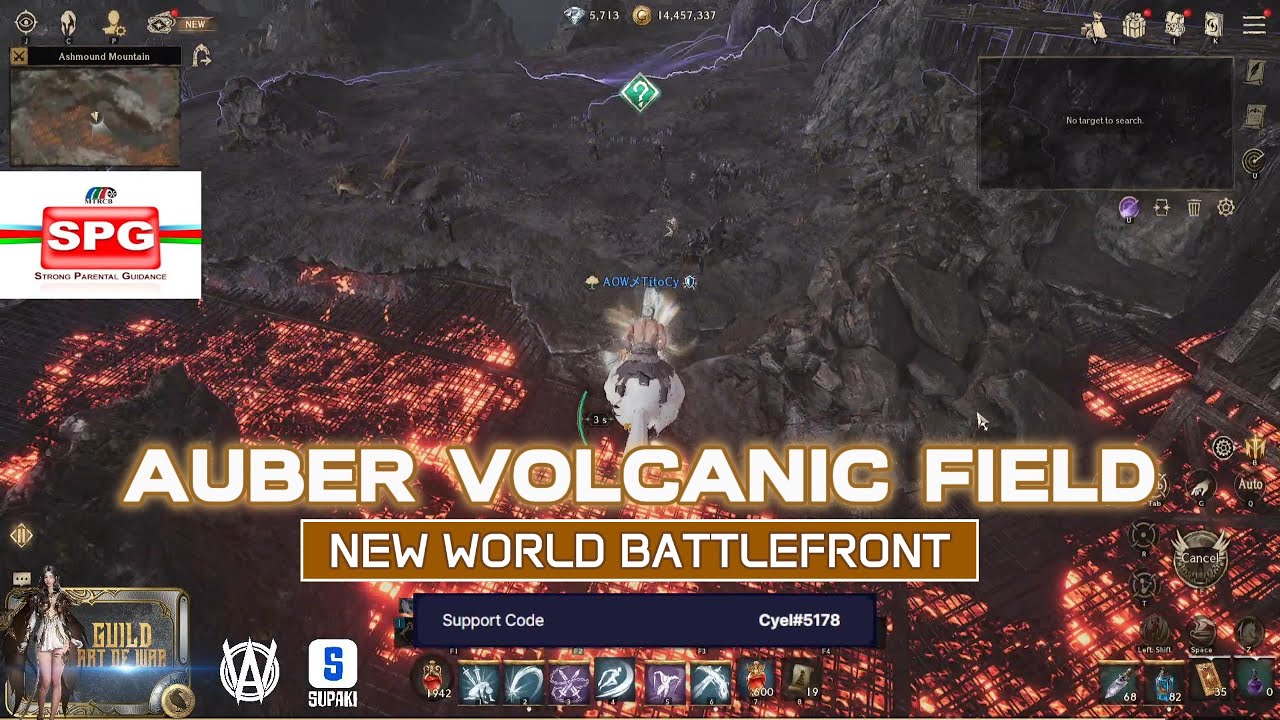 NIGHT CROWS: NEW WORLD BATTLEFRONT (AUBER VOLCANIC FIELD) - YouTube