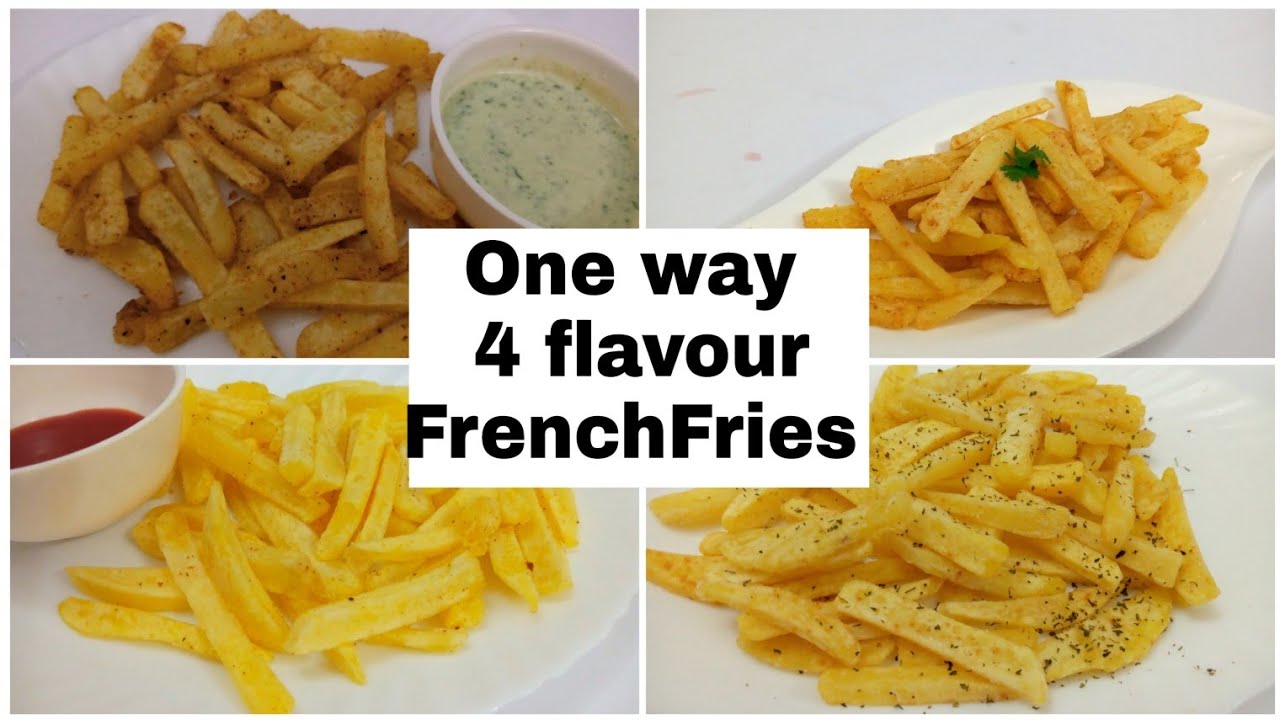 French fries with four flavours by Miss Life 😋😋 - YouTube