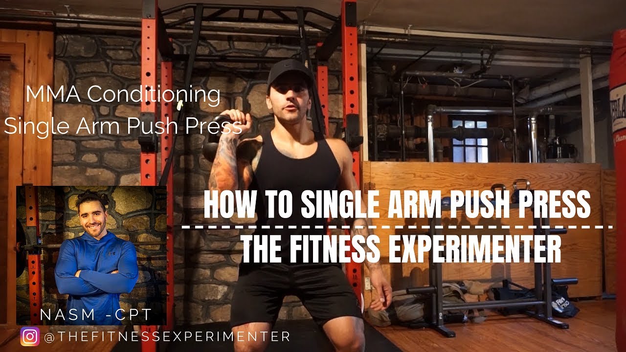 Single Arm Push Press - Learn Exercises with a NASM CPT - The Fitness ...