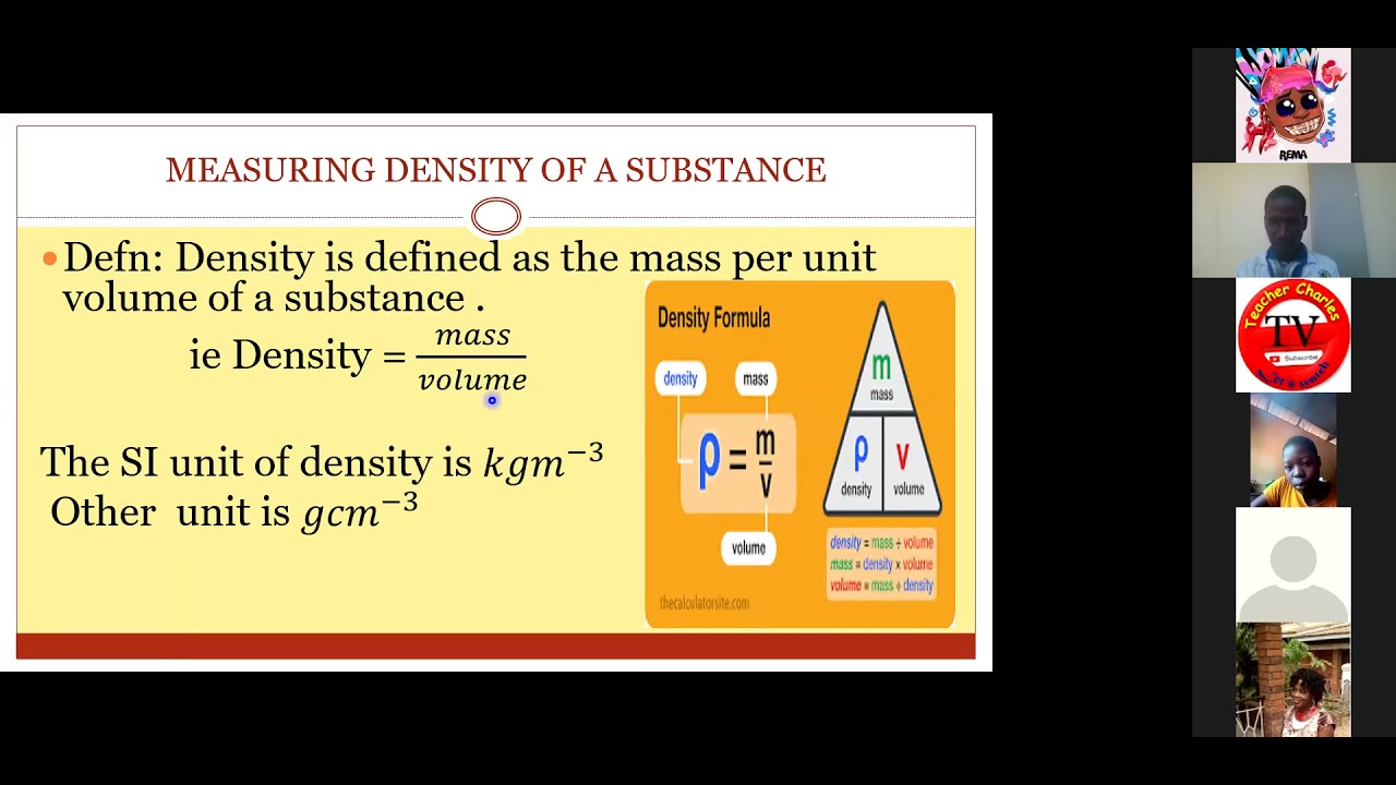 S1 PHYSICS LESSON 1 - YouTube