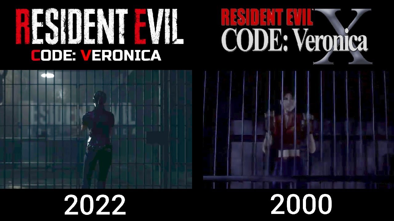 RESIDENT EVIL: Code Veronica - Original vs Remake Comparison - YouTube