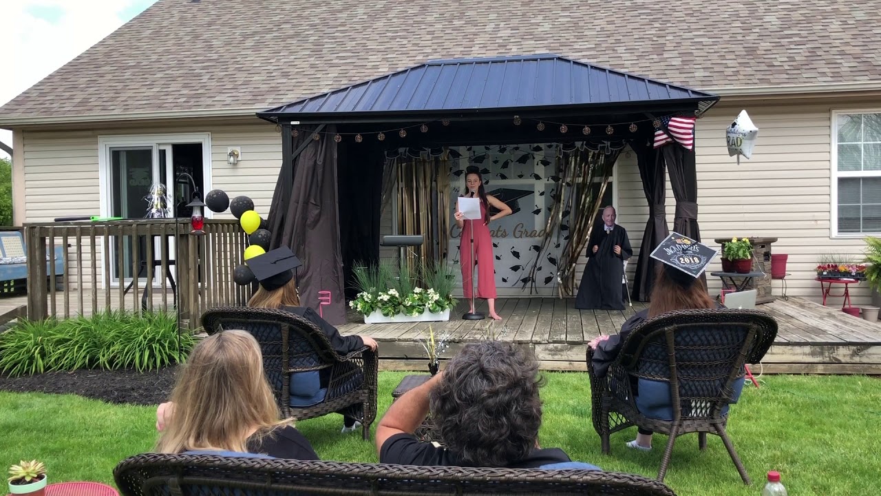 Backyard Graduation Class of 2020 - YouTube