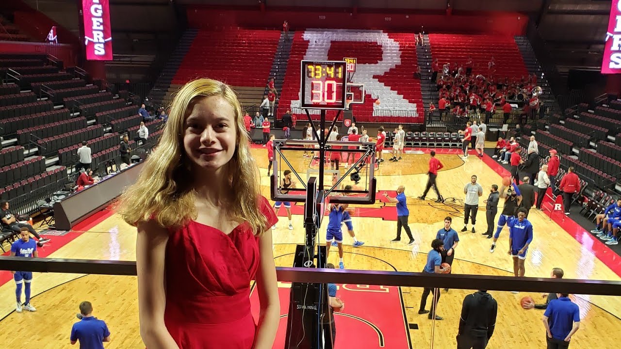 Adeline Csontos singing the National Anthem @ Rutgers 12.11.23 - YouTube