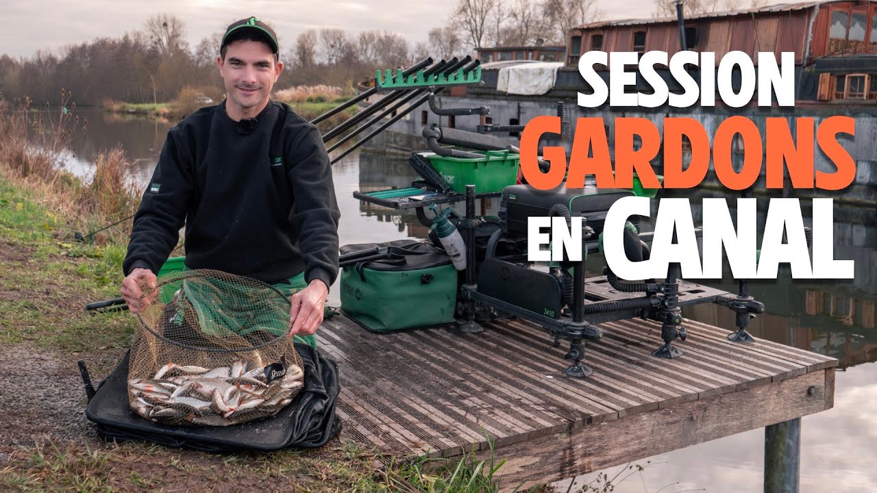Pêche des GARDONS en canal avec Julien Turpin. - YouTube