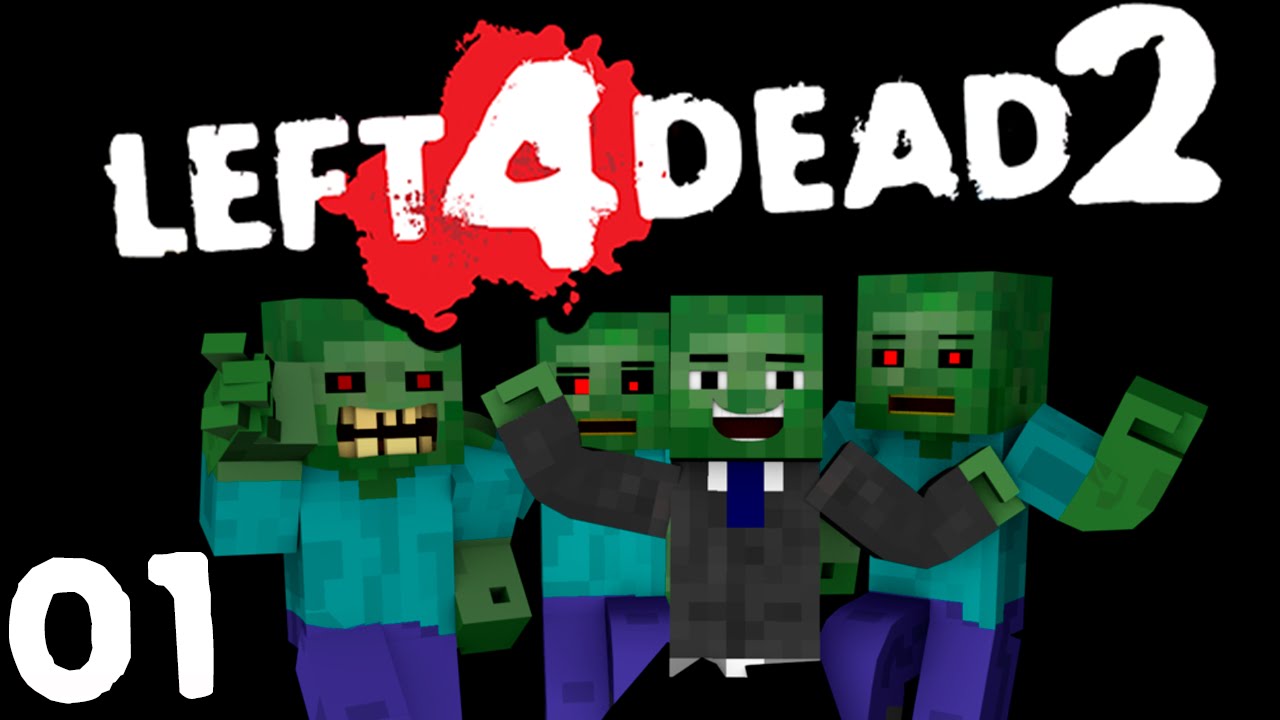 Left 4 Dead 2 - Minecraft | Глава 1: Вымерший Центр / Dead Center ...