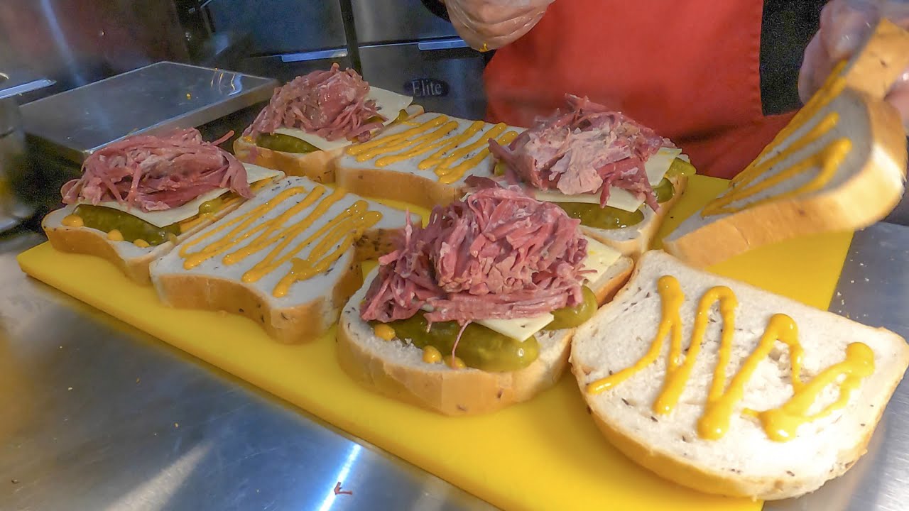 Great Food of Borough Market. Salty Beef Sandwiches, Big Cheese, Huge ...