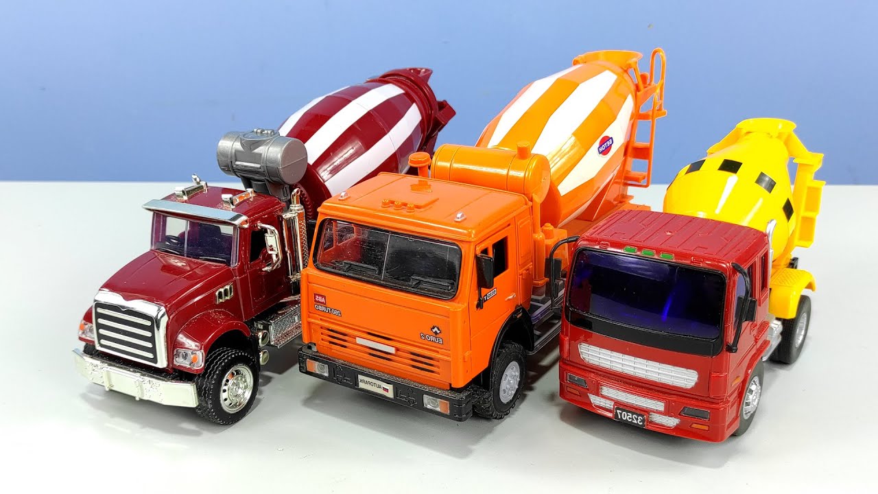 Toy Cars - Mixer Truck collection. Kir Car Toy - YouTube