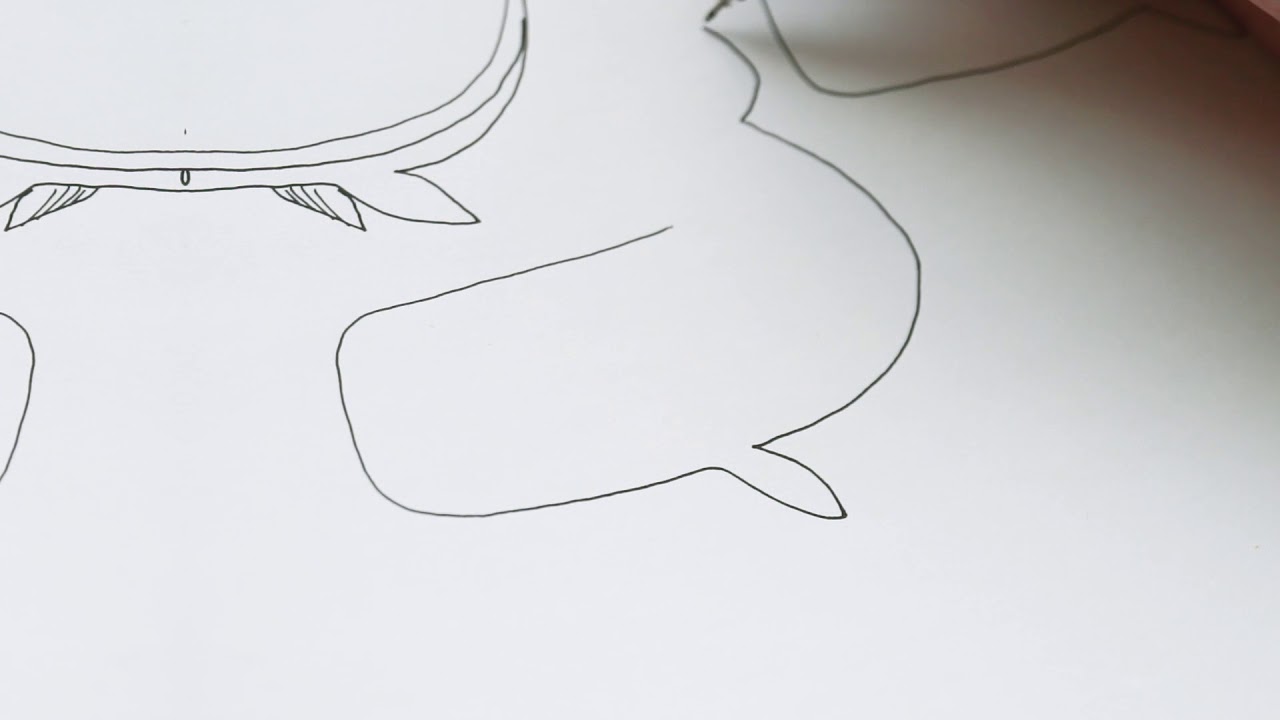 Lean To Draw Whale | Drawing Tutorial #22 - YouTube