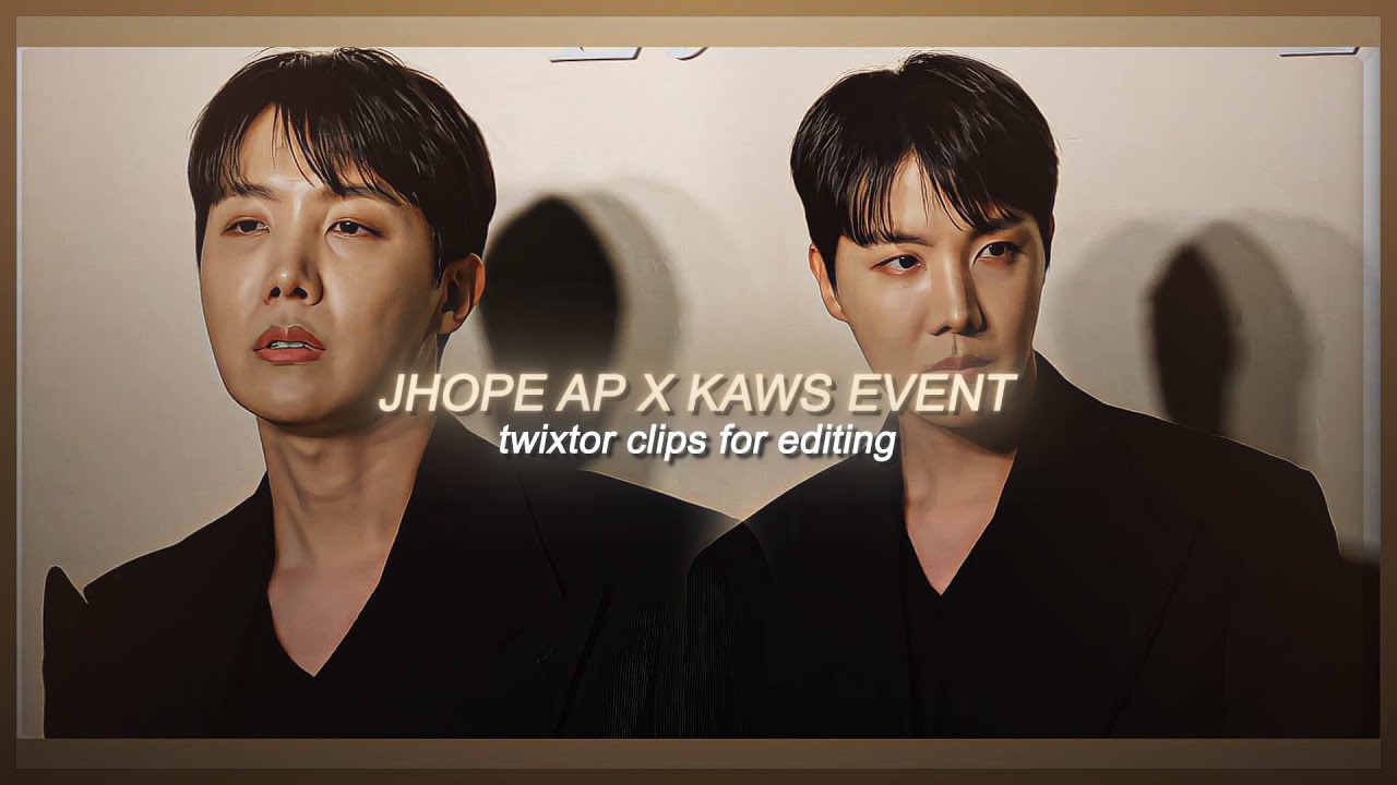 JHOPE - AP X KAWS (audemars piguet photocall event) twixtor clips for ...