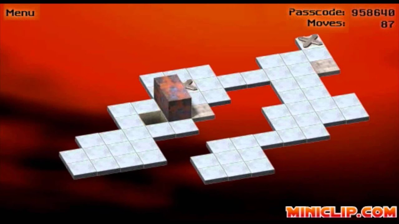 Bloxorz Tryout Level 1-15 - YouTube