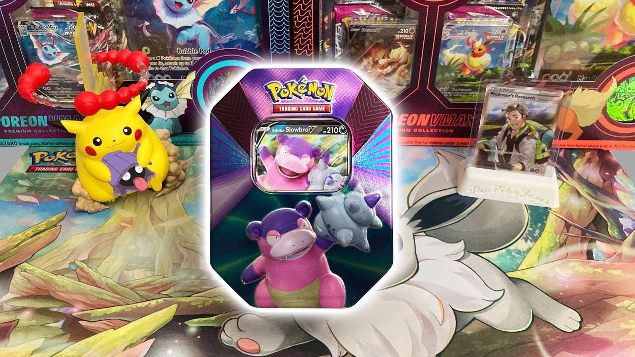 Galarian Slowbro V Tin Opening!!! - YouTube