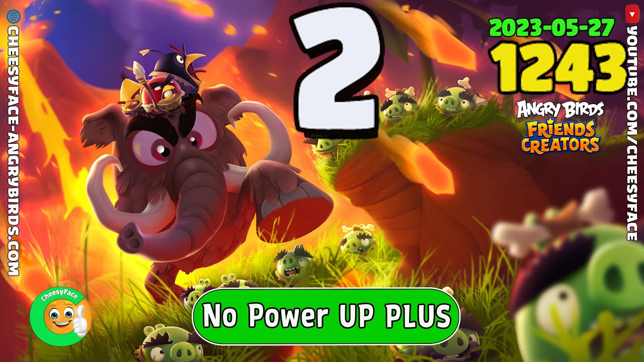 Angry Birds Friends Stone Age Tournament 1242 Level 2 No Power UP PLUS ...