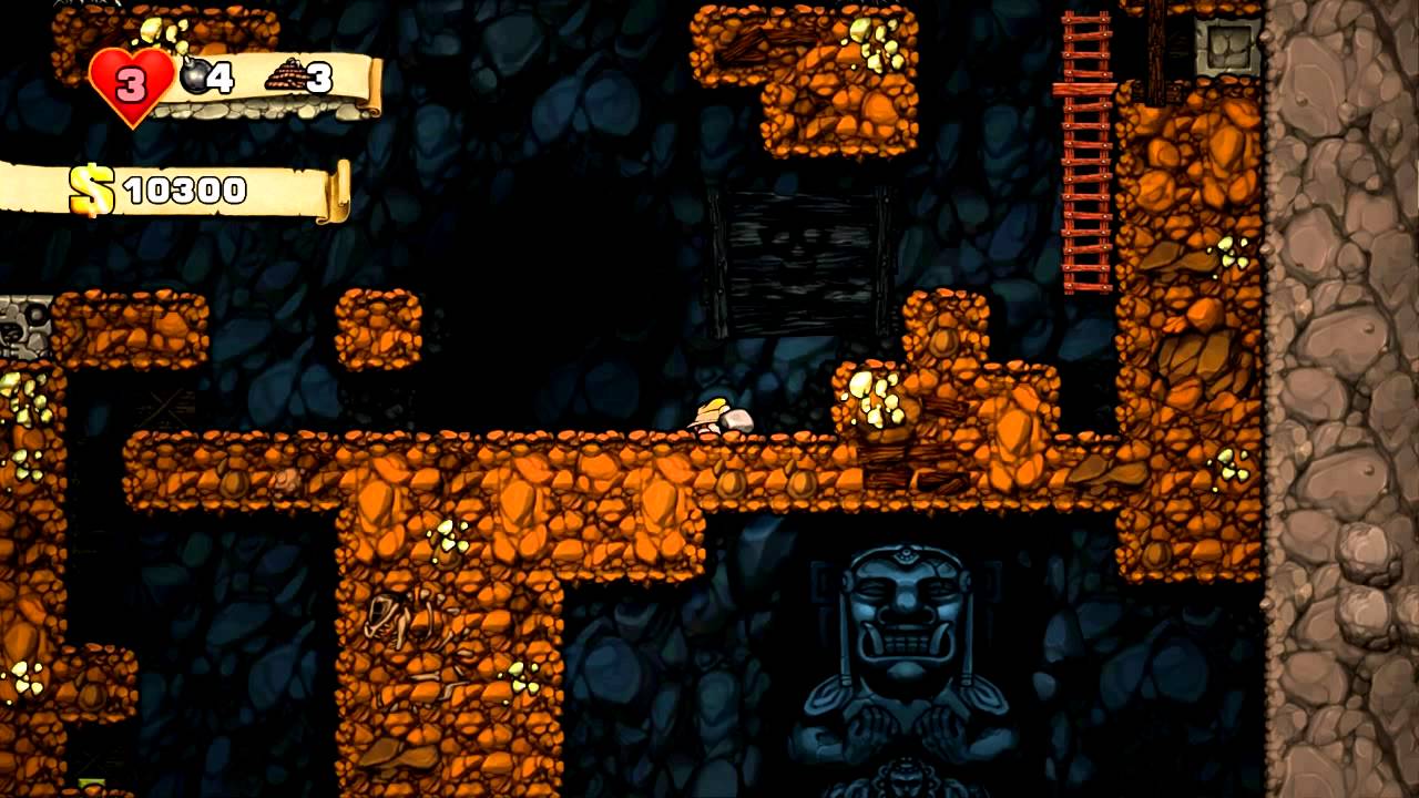 Spelunky Daily Challenge September 2 - Hello Mr. Ghost - YouTube