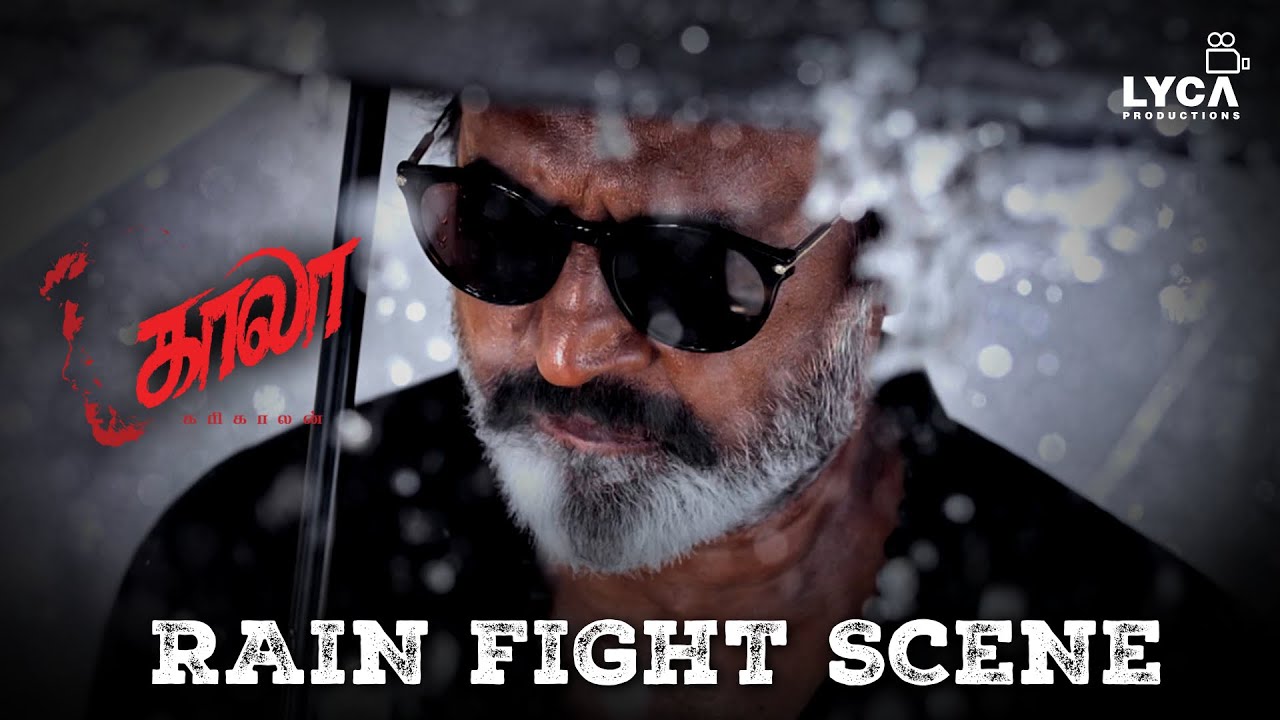 Kaala Movie Scene (Tamil) | Rain Fight Scene | Rajinikanth | Pa ...