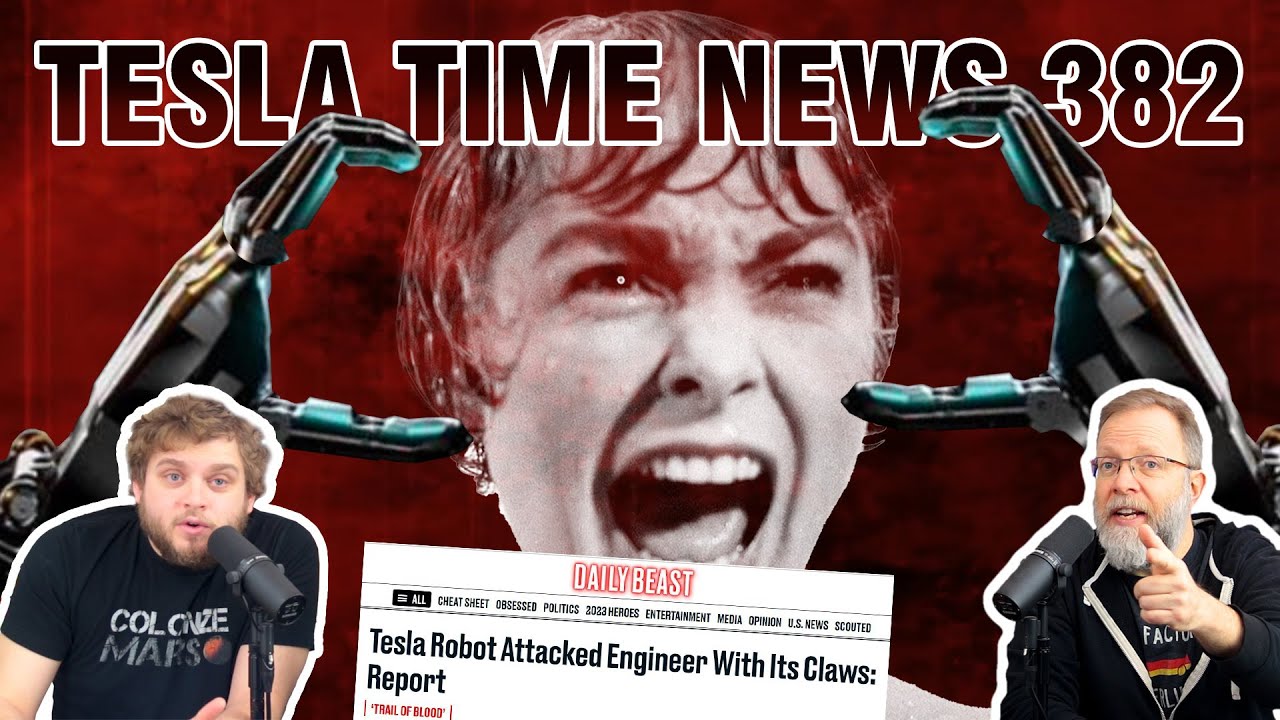 Tesla Robot Attacks? | Tesla Time News 382 - YouTube