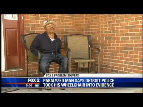 Wheelchair Rapper Says Detroit POLICE Took His Chair For Evidence - YouTube