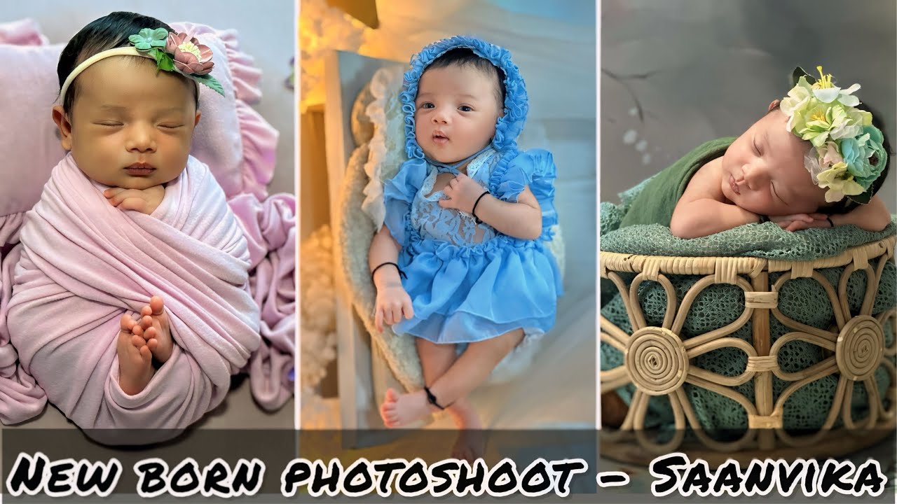Saanvika’s First Photoshoot || Bala Newborn Photography || Day out of ...