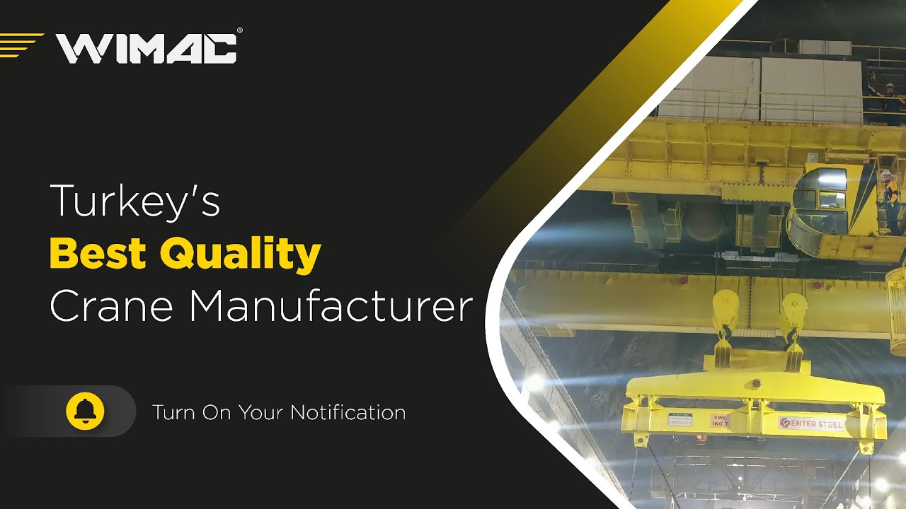 Turkey's Best Quality Crane Manufacturer - Wimac Crane Turkey - YouTube