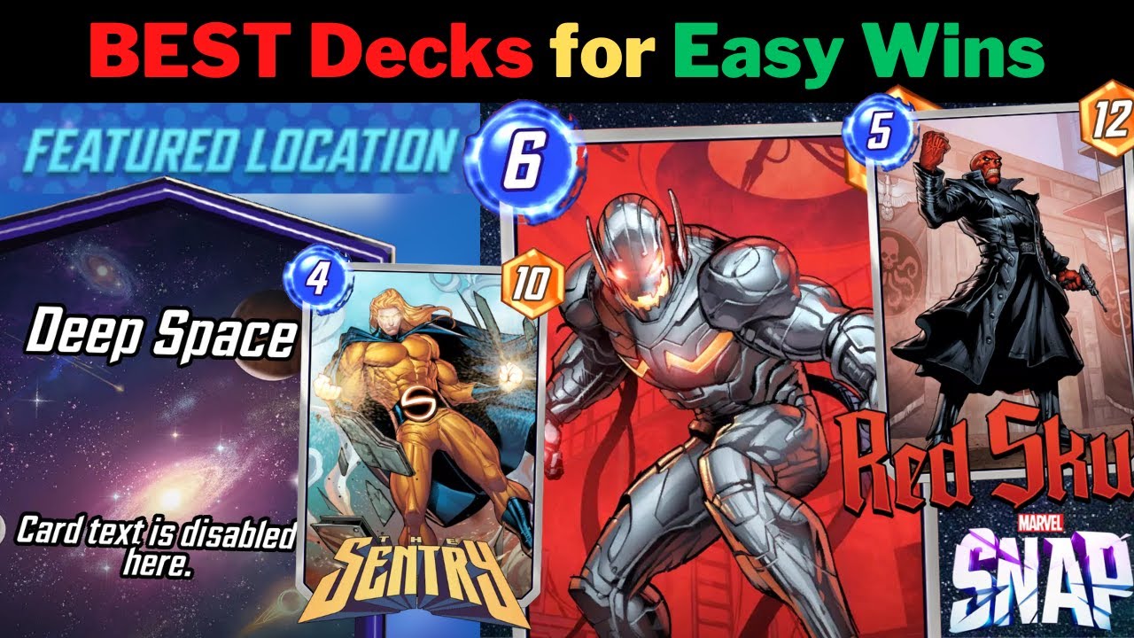 BEST DECKS & CARDS in Deep Space! (NEW Featured Location) - Marvel Snap ...